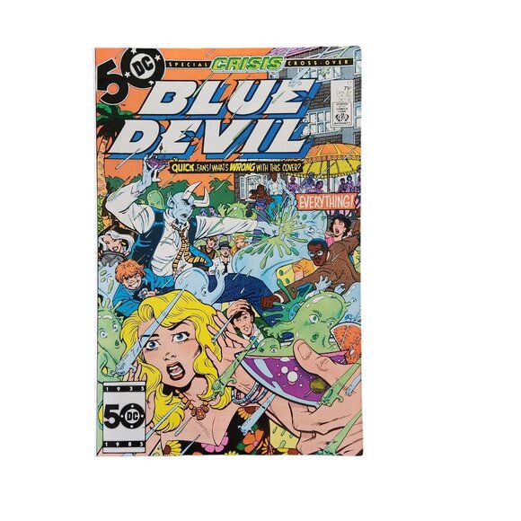 DC Comics | Other | Dc Comics Blue Devil 7 1985 Comic Book Collector ...